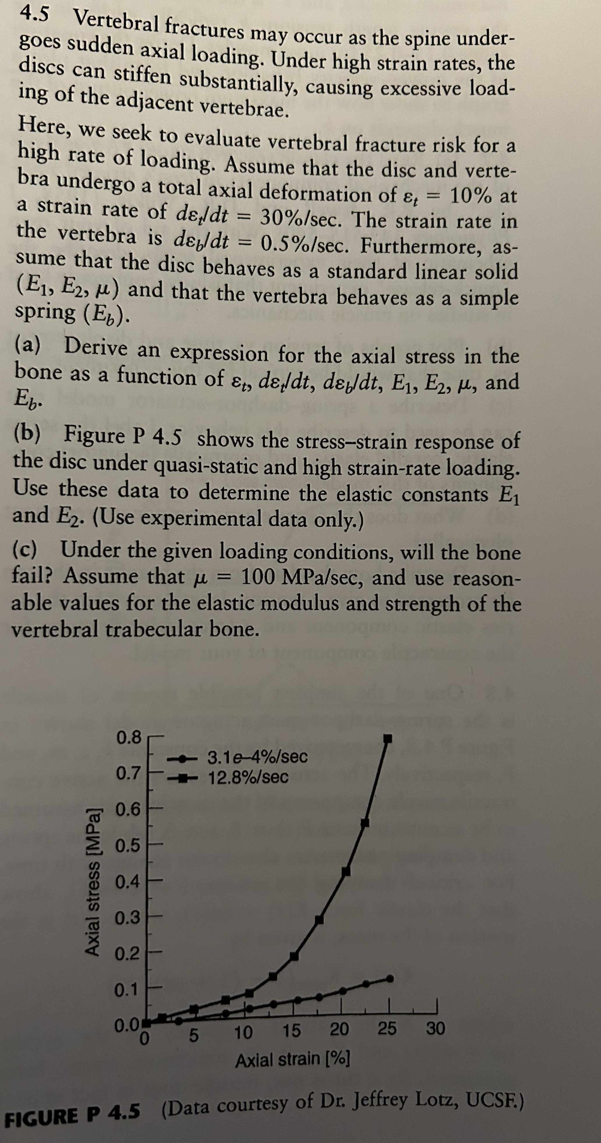 Solved 4.5 ﻿Vertebral fractures may occur as the spine | Chegg.com