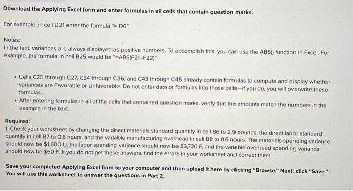 Chapter 10: Applying Excel Data Exhibit 10-1: | Chegg.com