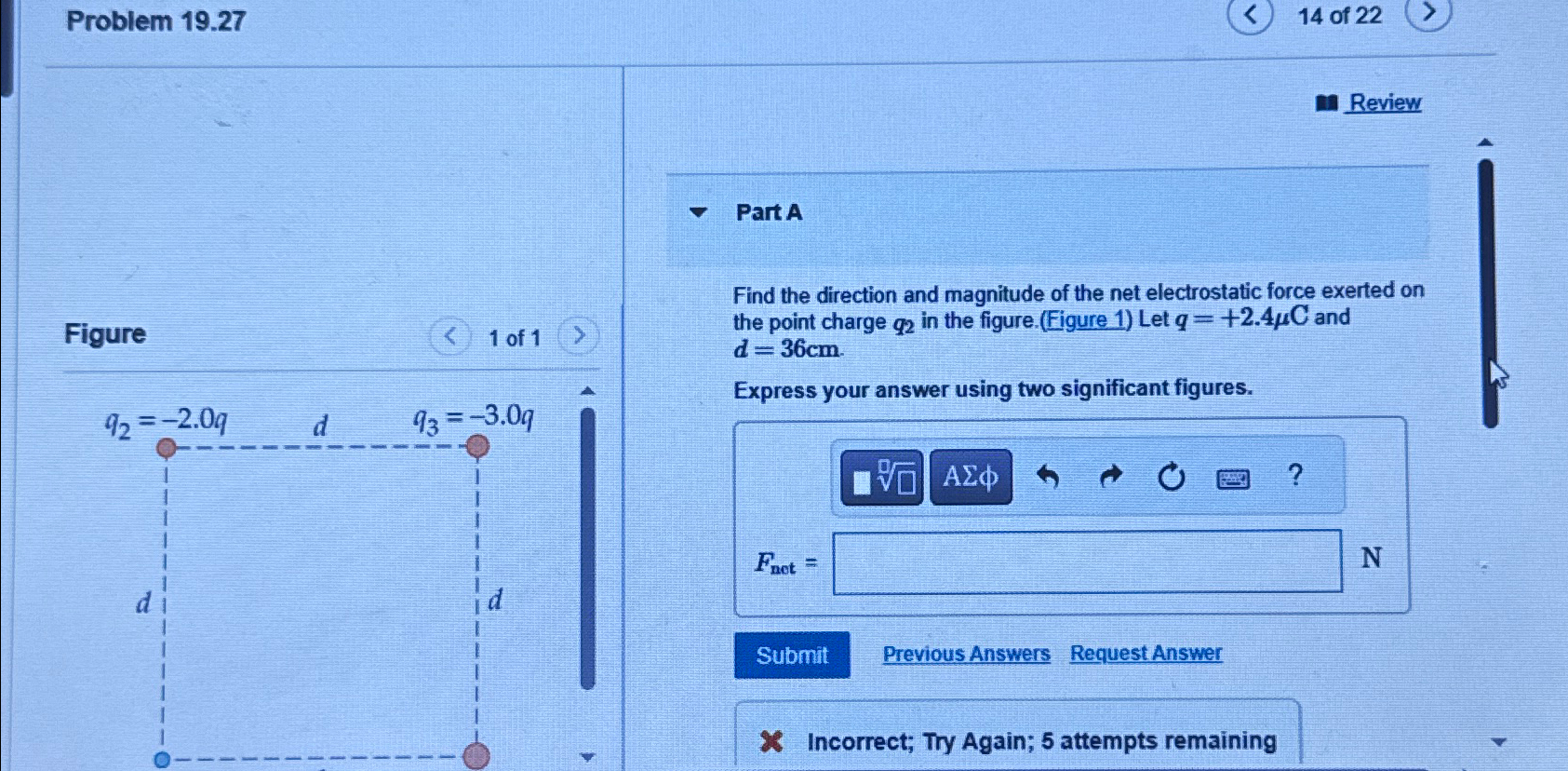 Solved Problem 19.2714 ﻿of 22ReviewPart AFigure1 ﻿of 11 ﻿of | Chegg.com