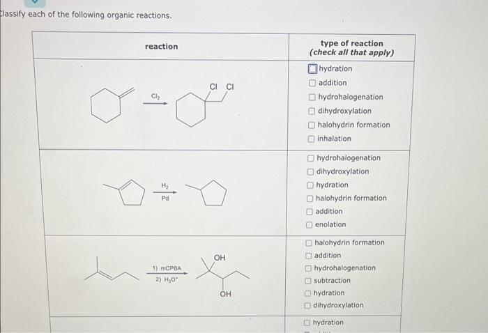 Solved Draw the product of anti addition of H2 across the | Chegg.com