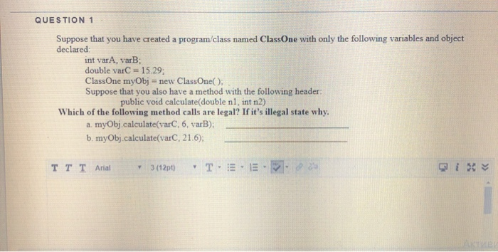 Solved Question 1 Suppose That You Have Created A