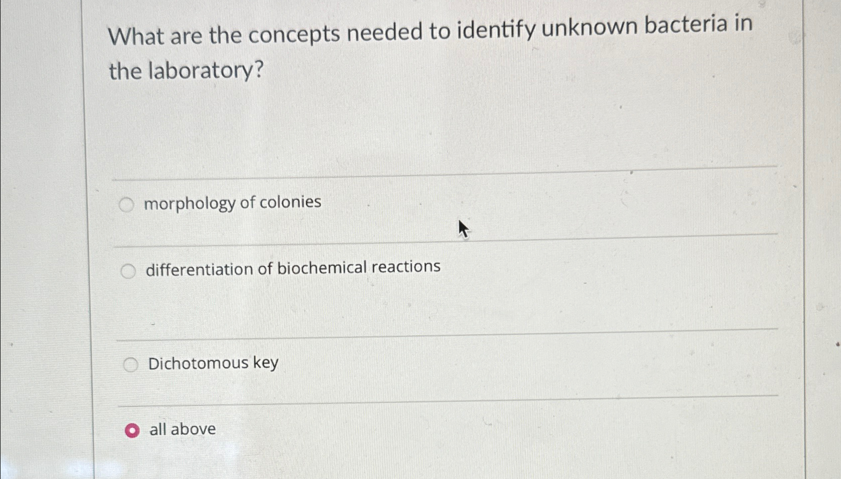 Solved What are the concepts needed to identify unknown | Chegg.com