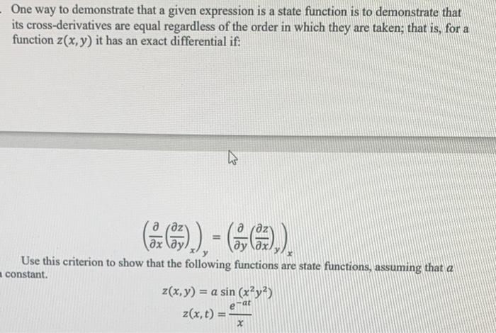 Solved One way to demonstrate that a given expression is a | Chegg.com