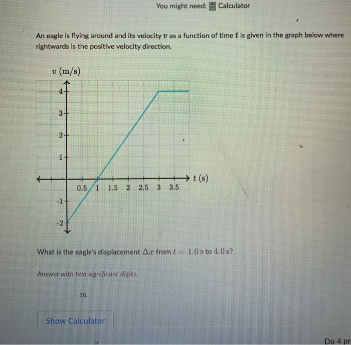 Solved You might need: Calculator An eagle is flying around | Chegg.com
