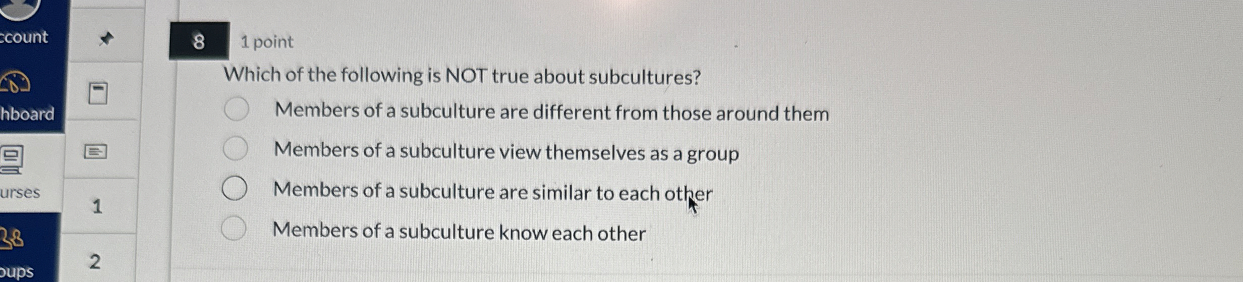 Solved 81 ﻿pointWhich of the following is NOT true about | Chegg.com