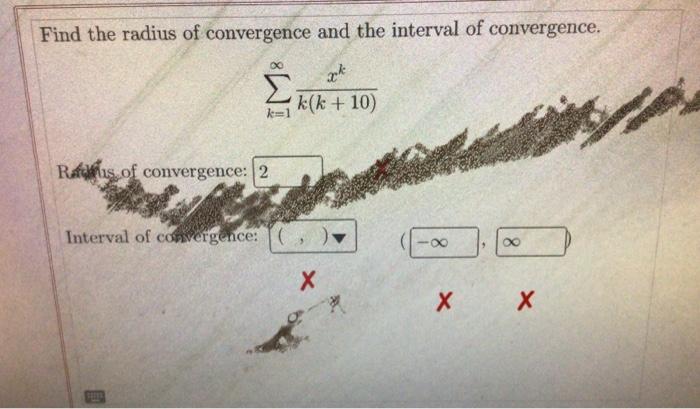 Solved Find the radius of convergence and the interval of | Chegg.com