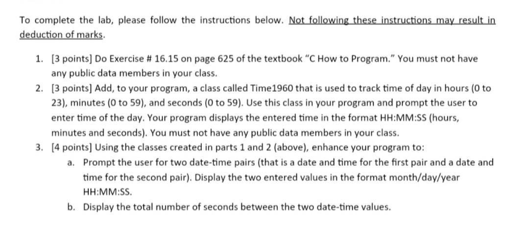 Solved 16 15 Date Class Create A Class Called Date That