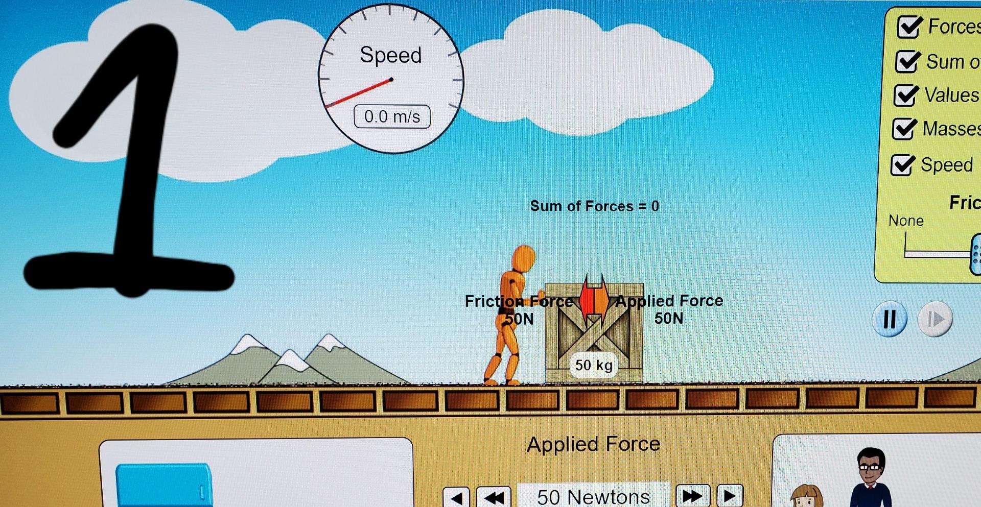 Solved Force and motion basics! Draw detailed FBD of | Chegg.com