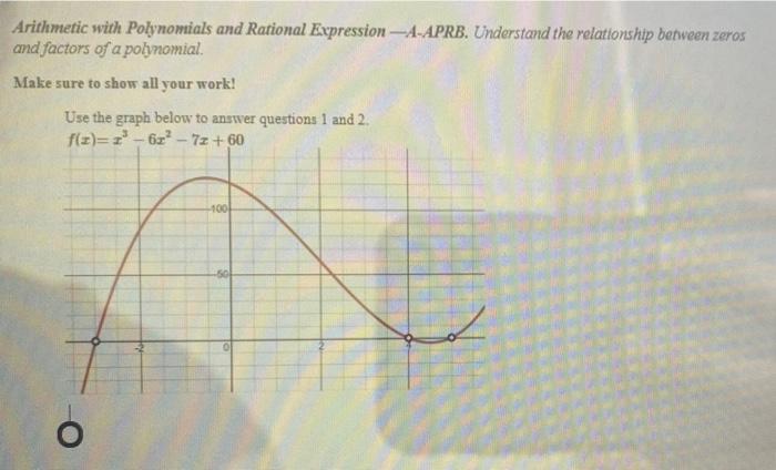 Solved Arithmetic with Polynomials and Rational Expression | Chegg.com