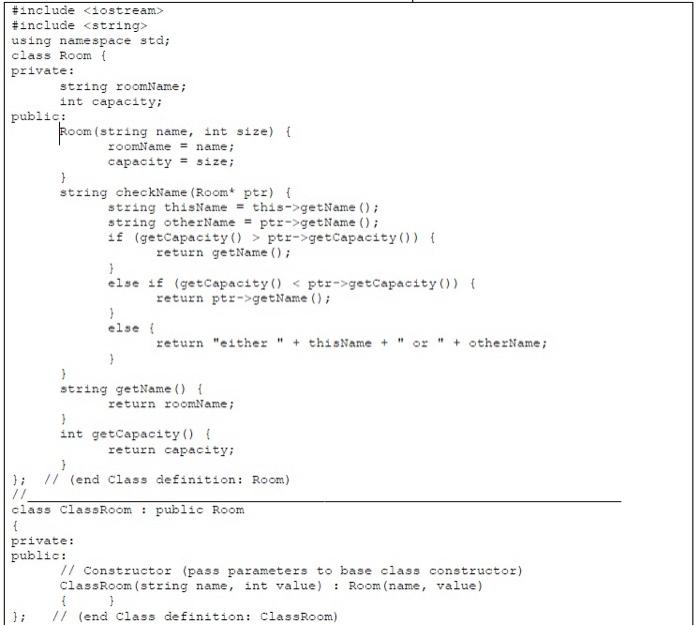 Solved #include #include using namespace std; class Room | Chegg.com