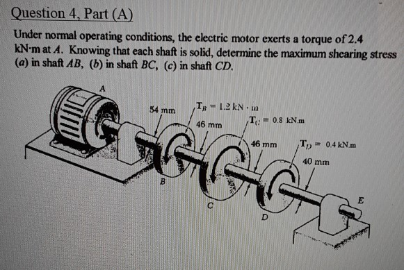 Solved Question 4, Part (A) Under normal operating | Chegg.com