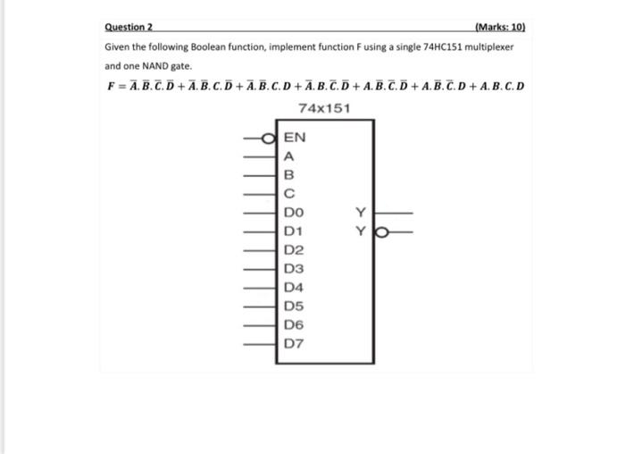 Solved Given the following Boolean function, implement | Chegg.com Solved Given the following Boolean function, implement | Chegg.com