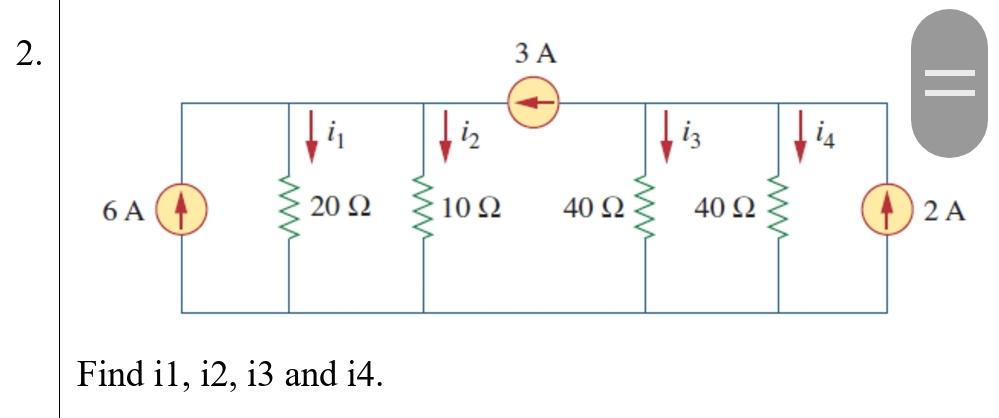 find i1,i2,i3, ﻿and i4 | Chegg.com