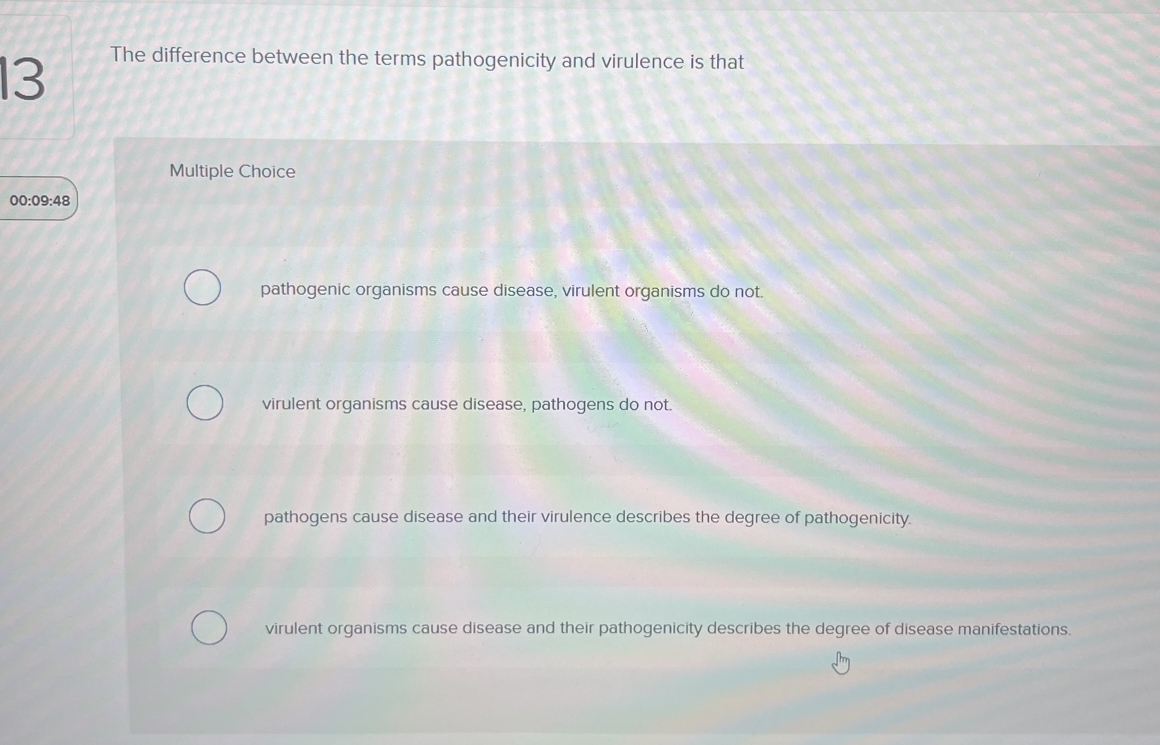 Solved The difference between the terms pathogenicity and | Chegg.com