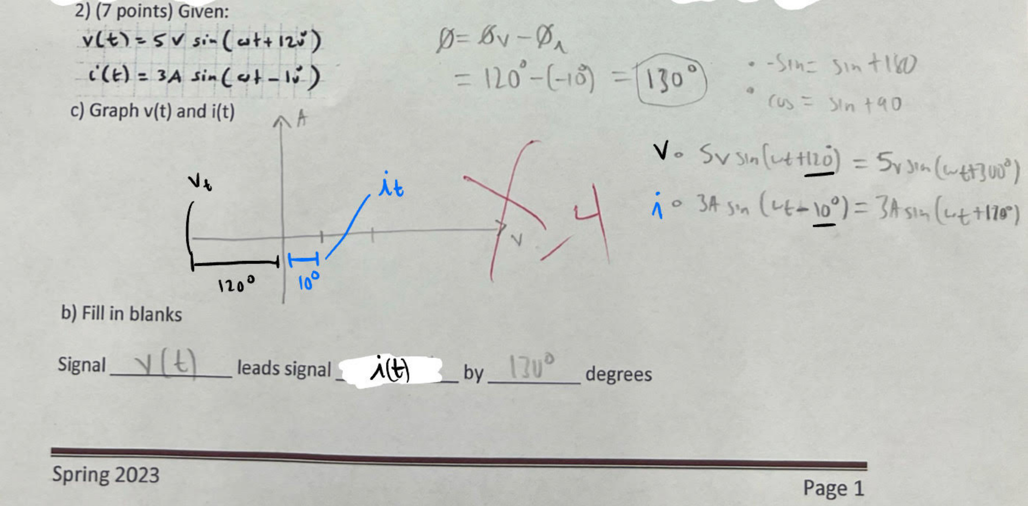 Solved Just wantted to see if everything is correct | Chegg.com