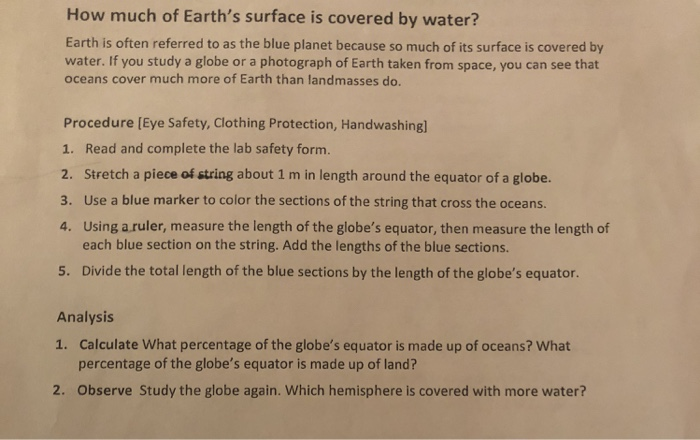 Solved MODEL SEAWATER What is the chemical composition of | Chegg.com