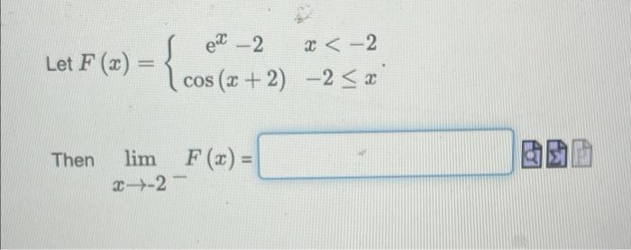 Solved Let F(x) = -- ex-2 x