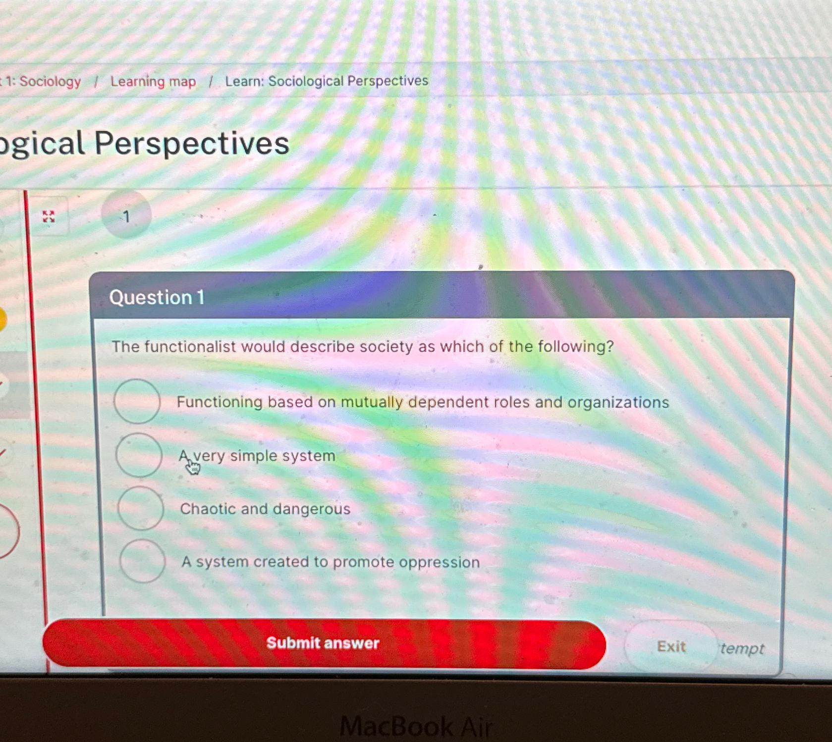 Solved 1: Sociology / ﻿Learning map / ﻿Learn: Sociological | Chegg.com