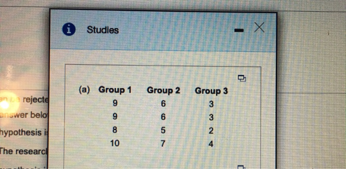 Solved the comparison distribution will be an F distribution | Chegg.com