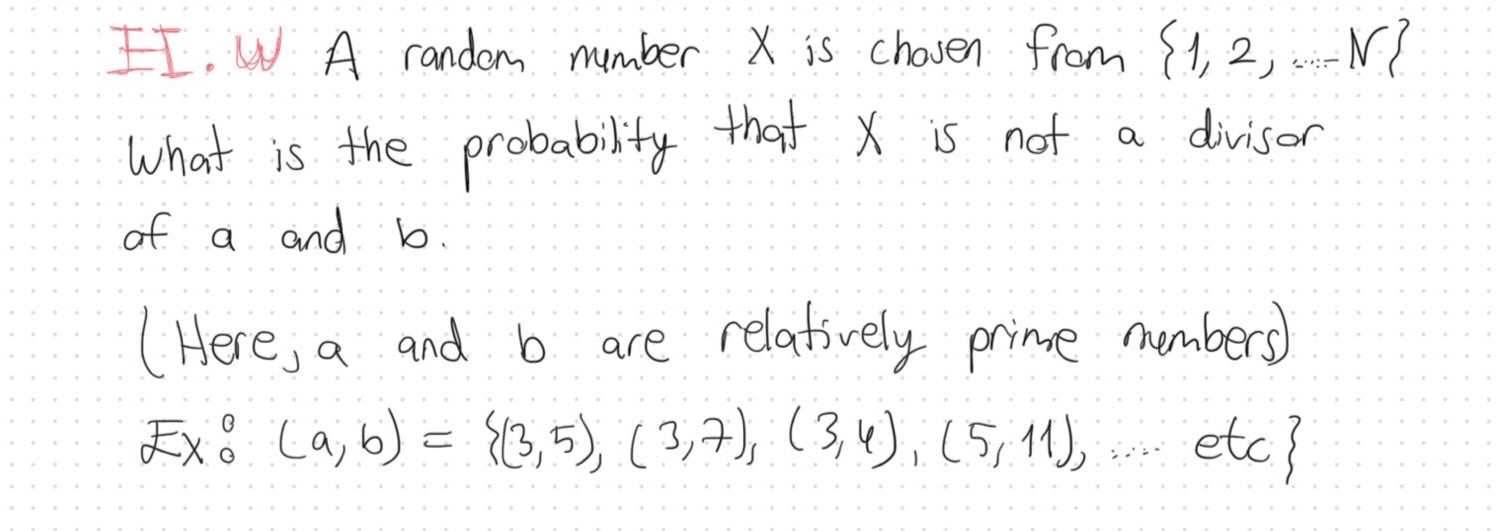 Solved II. ﻿W A random mumber x ﻿is chosen from | Chegg.com