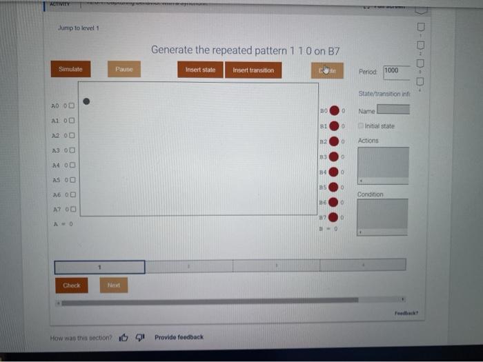 Solved ACTIVITY Jump to level 1 Generate the repeated | Chegg.com