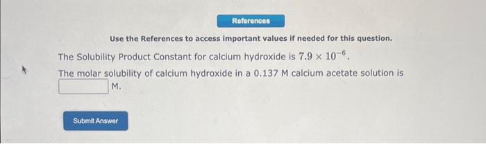 Solved Use the References to access important values if | Chegg.com