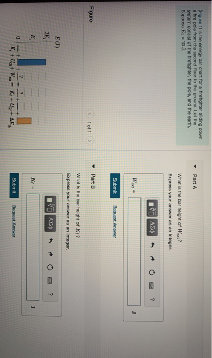 Solved (Figure 1) is the energy bar chart for a firefighter | Chegg.com