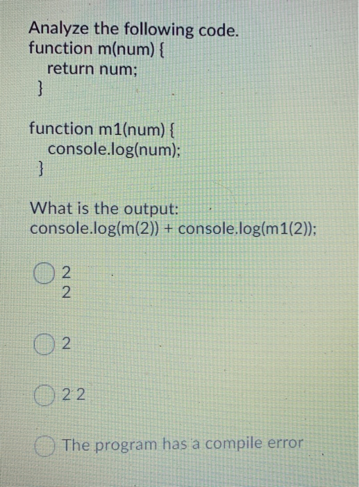 Solved alert(NaN + 16); alert(NaN === NaN); O Nas NaN O | Chegg.com