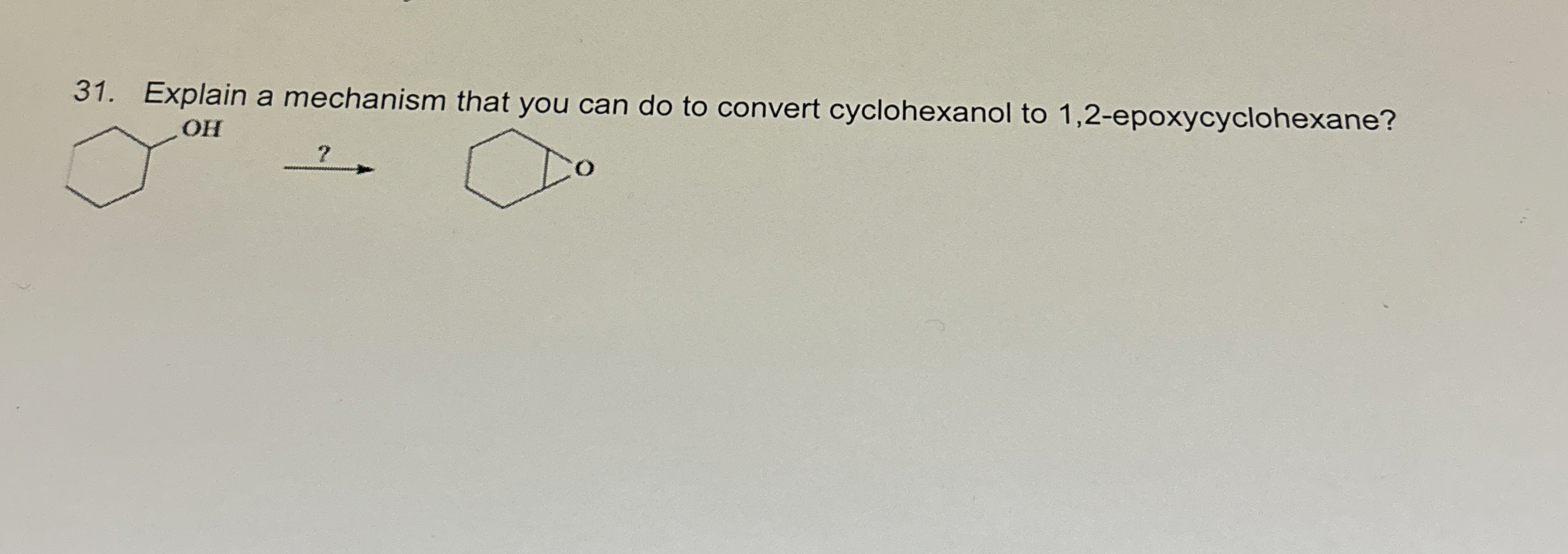 Solved Explain a mechanism that vnu nan do to convert | Chegg.com