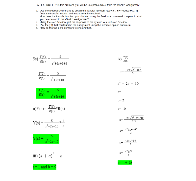 Find code and plot on Octave please LAB EXERCISE 2: | Chegg.com