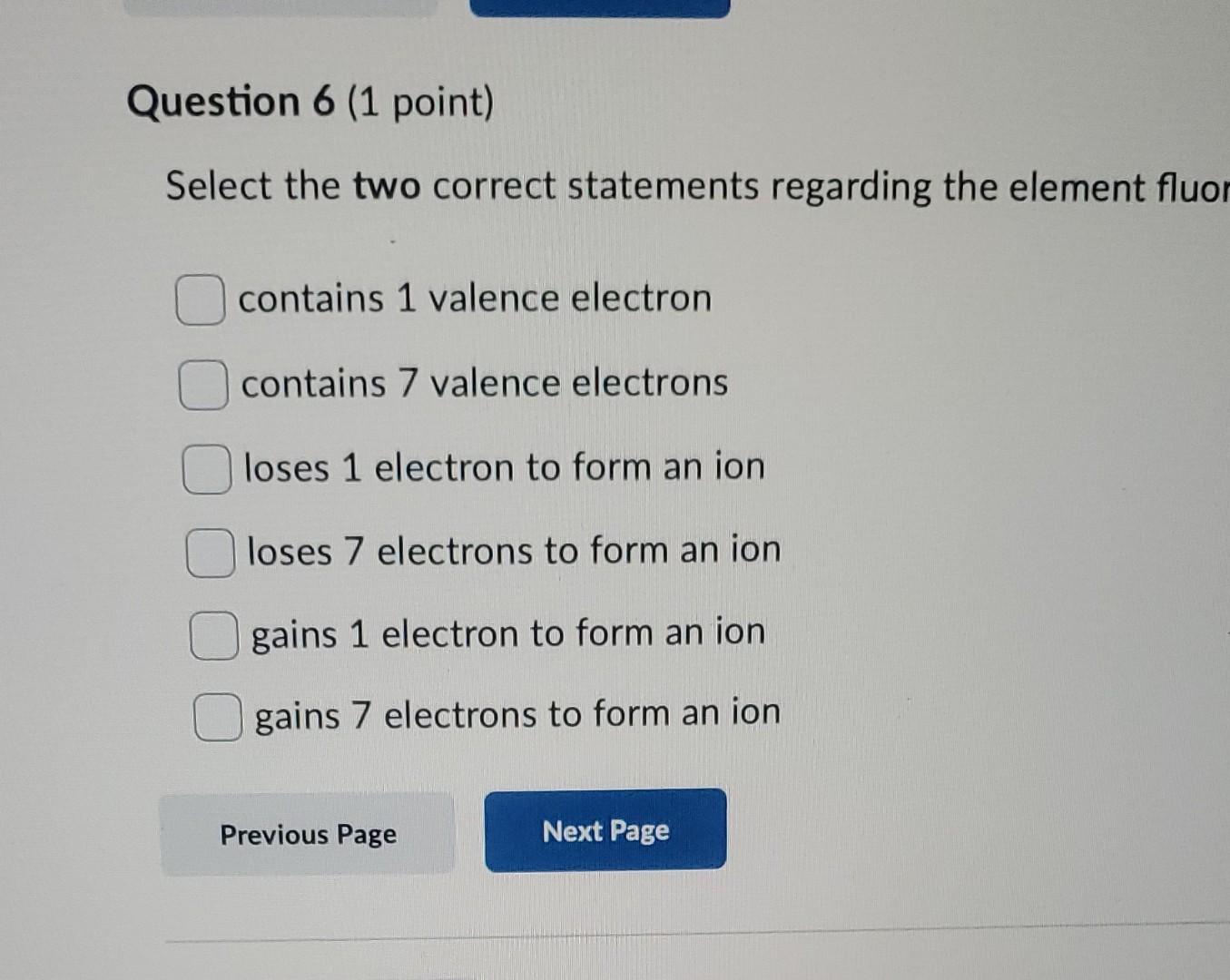 Solved Select the two correct statements regarding the | Chegg.com