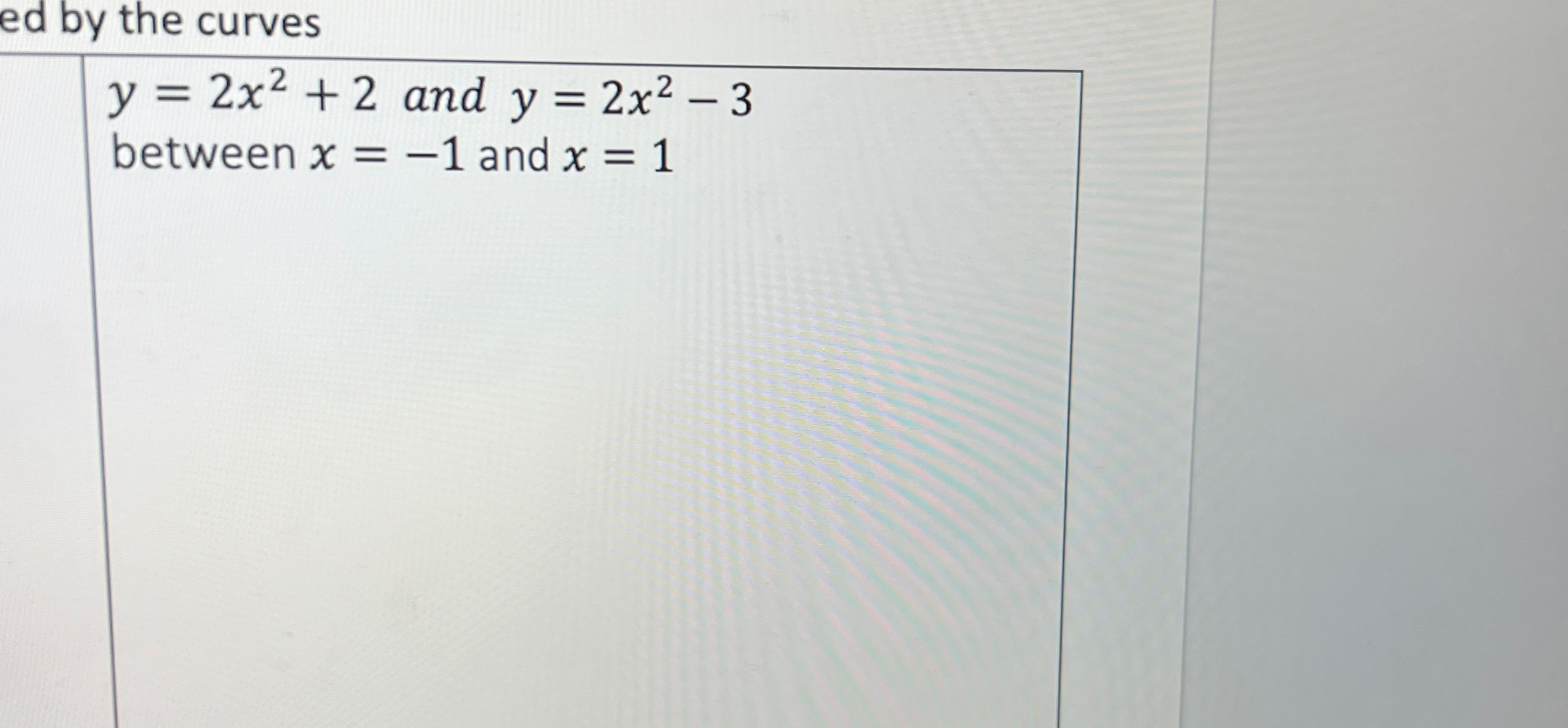 Solved For each problem find the area of the region enclosed | Chegg.com