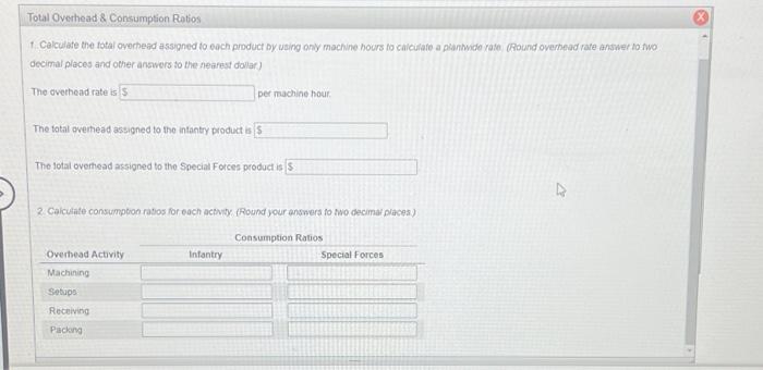 Solved Instructions Tristar Manufacturing produces two types | Chegg.com