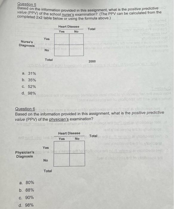 Solved Epidemiology (Biostats): Please use the following | Chegg.com