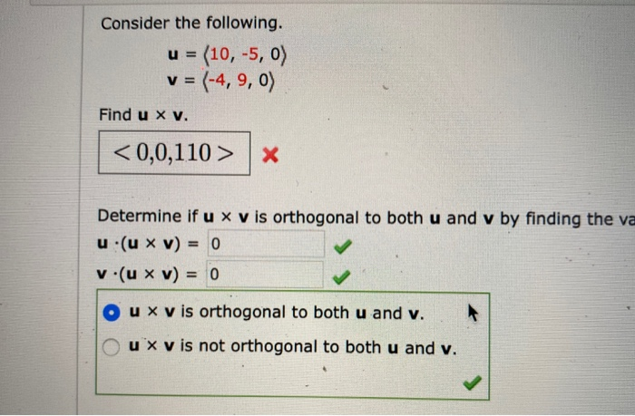 Solved Find u xv, v x u, and v x v. u = 5i + 8k v = 3i + 8j | Chegg.com