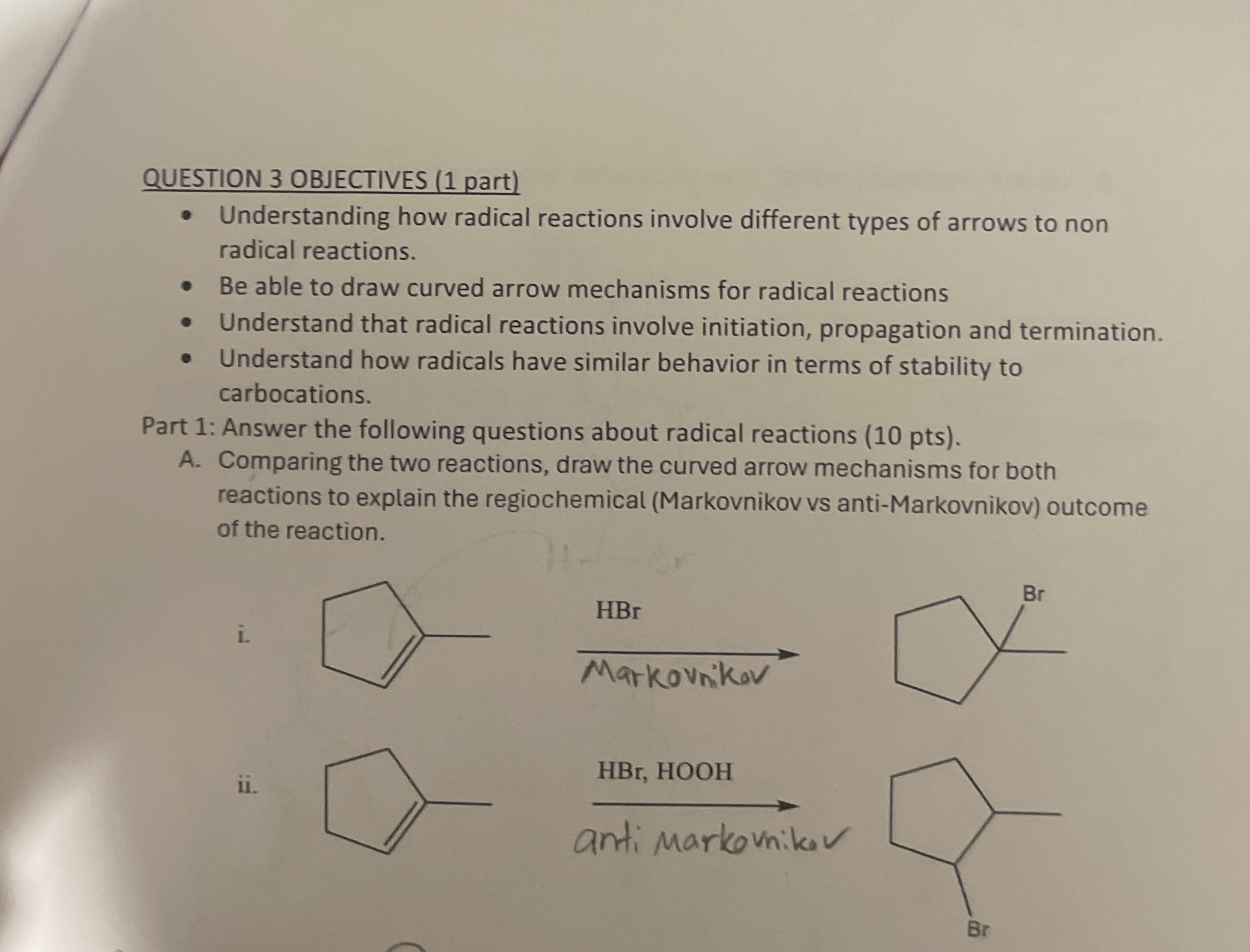 Solved QUESTION 3 ﻿OBJECTIVES (1 ﻿part)Understanding how | Chegg.com