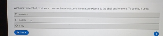 Solved Windows PowerShell provides a consistent way to | Chegg.com