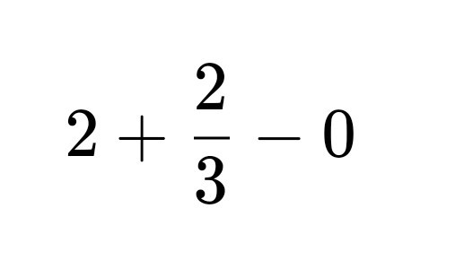 Solved 2+ 2 3 - 0 | Chegg.com