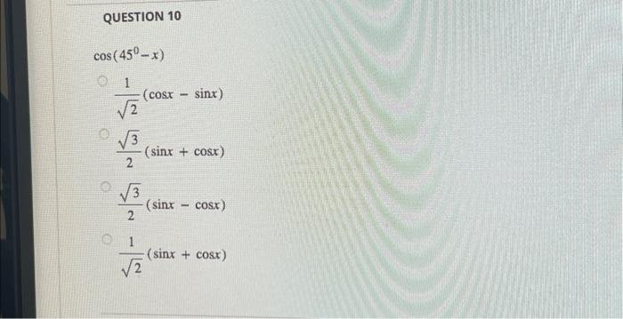 Solved QUESTION 10 | Chegg.com