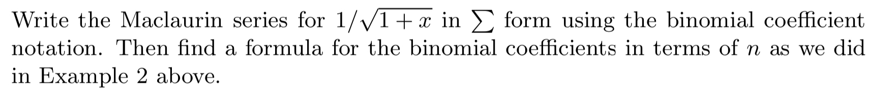 Solved Write the Maclaurin series for 11+x2 ﻿in ∑?? ﻿form | Chegg.com
