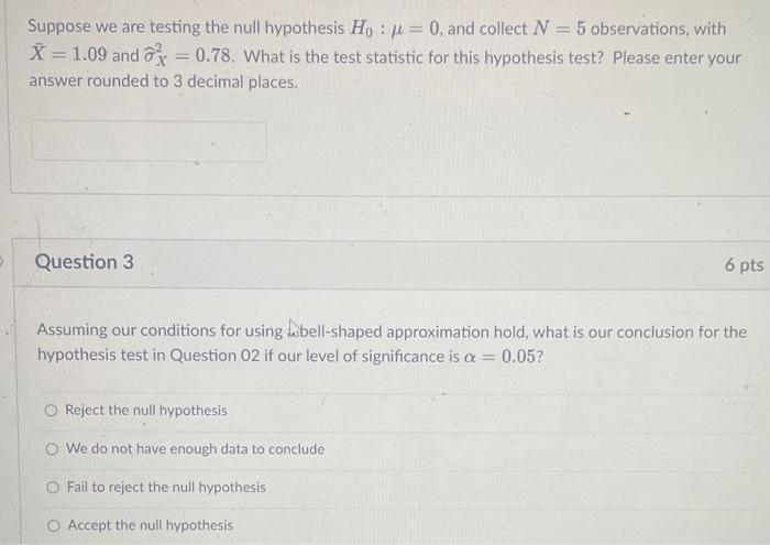 Solved Suppose we are testing the null hypothesis H0:μ=0, | Chegg.com