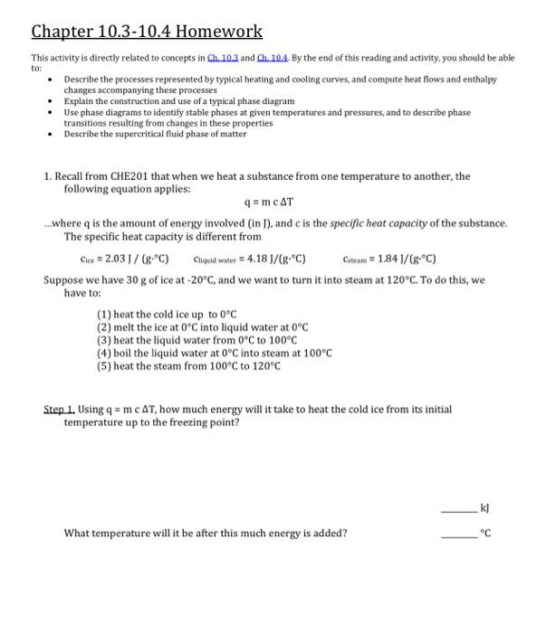Solved Chapter 10.3−10.4 Homework This activity is directly | Chegg.com