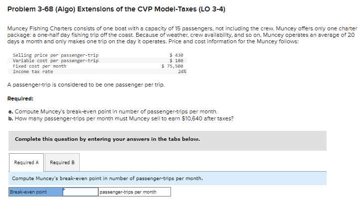 Solved Problem 3-68 (Algo) ﻿Extenslons of the CVP | Chegg.com