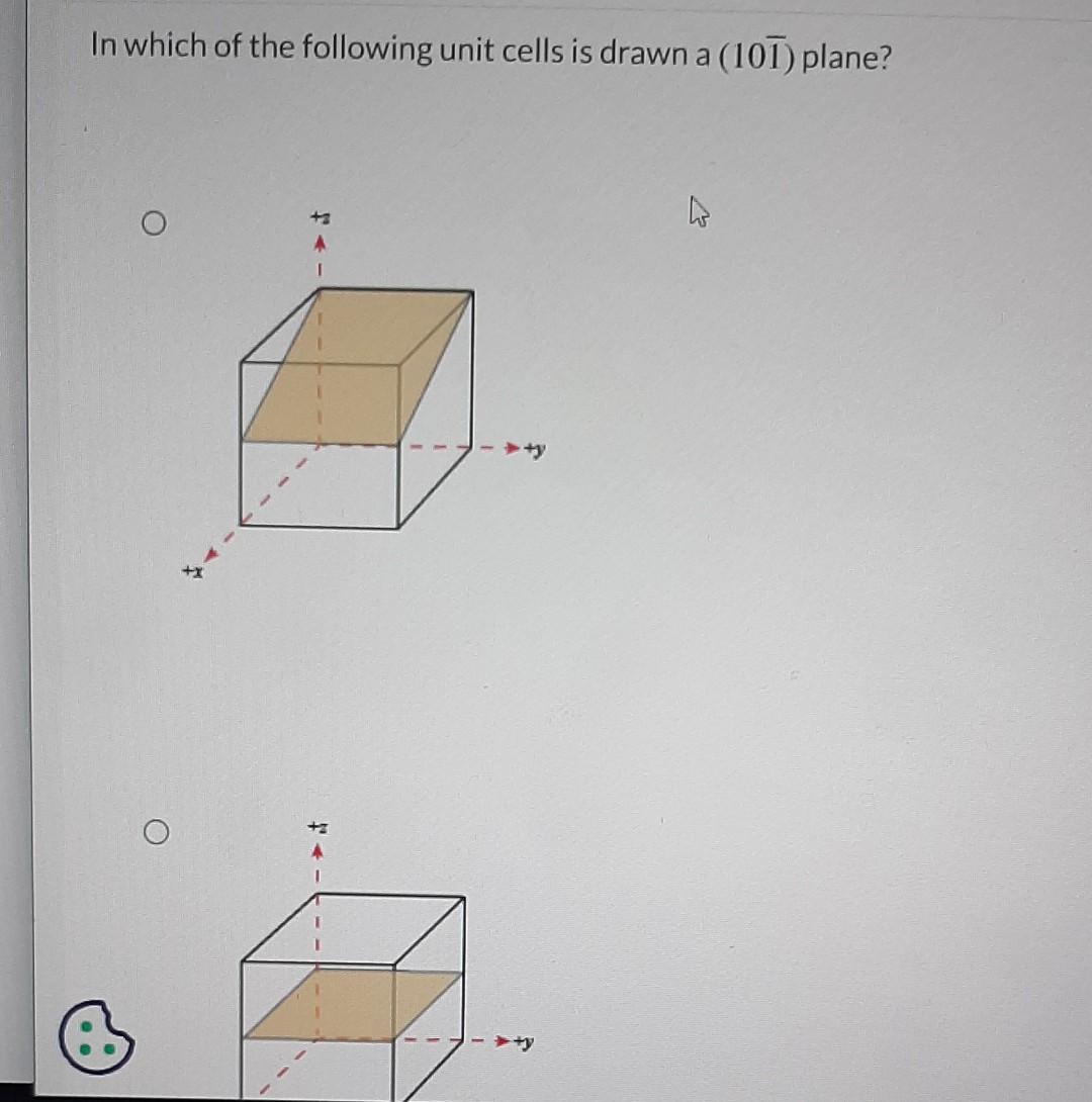 Solved In which of the following unit cells is drawn a (10 | Chegg.com