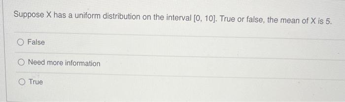 Solved Suppose X has a uniform distribution on the interval | Chegg.com