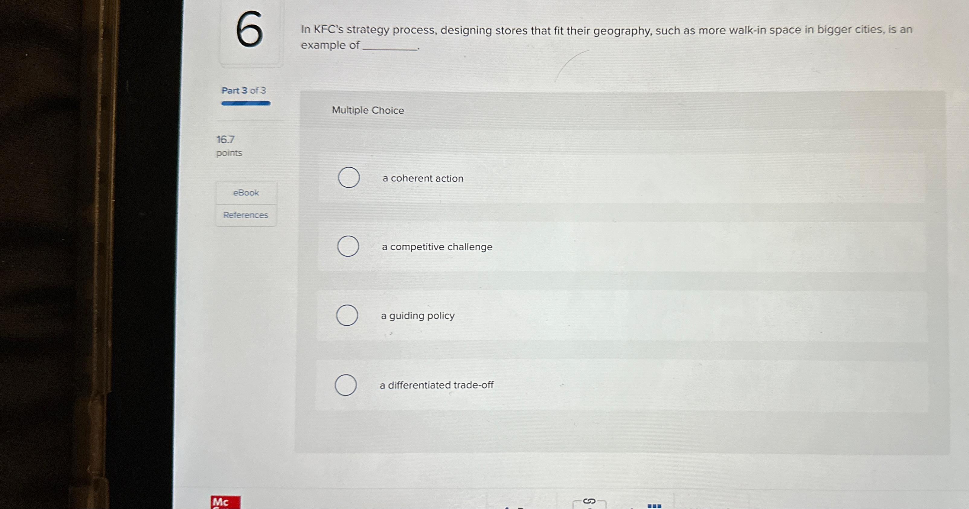 Solved In KFC's strategy process, designing stores that fit | Chegg.com