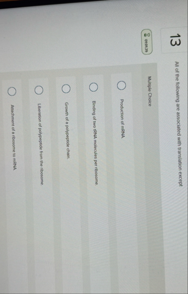Solved 13All of the following are associated with | Chegg.com