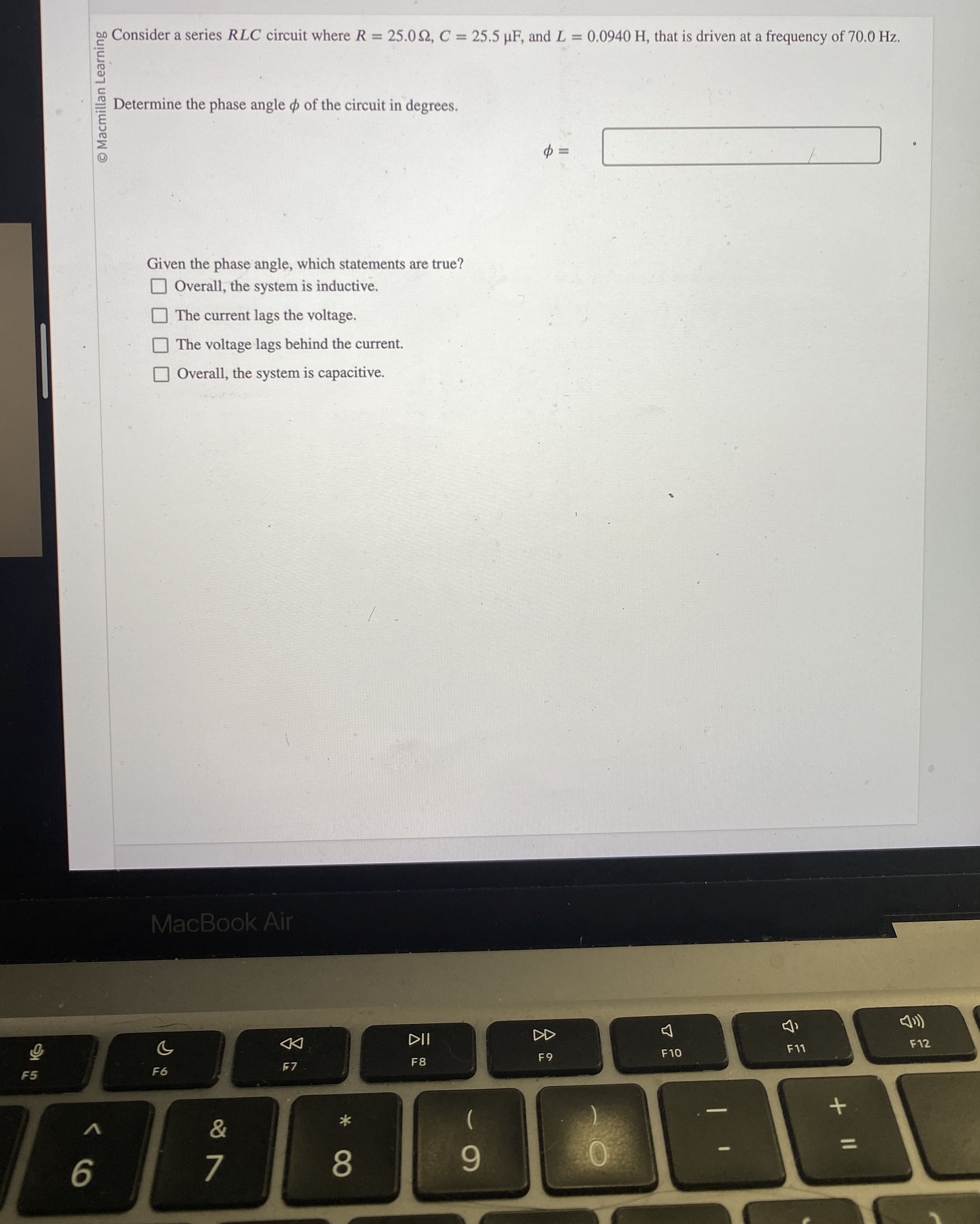 Solved Consider a series RLC ﻿circuit where | Chegg.com