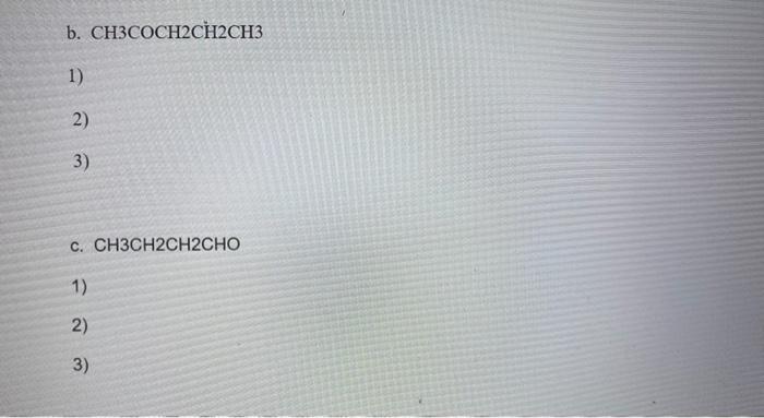 Solved 9. Answer the following in the provided space. 1) | Chegg.com