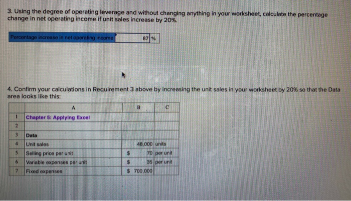 Solved Chapter 5: Applying Excel The Chapter 5 Form | Chegg.com